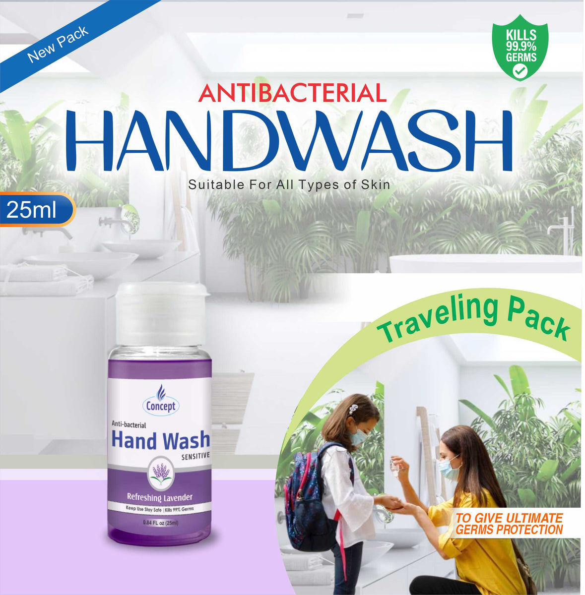Traveling Pack Hand Wash